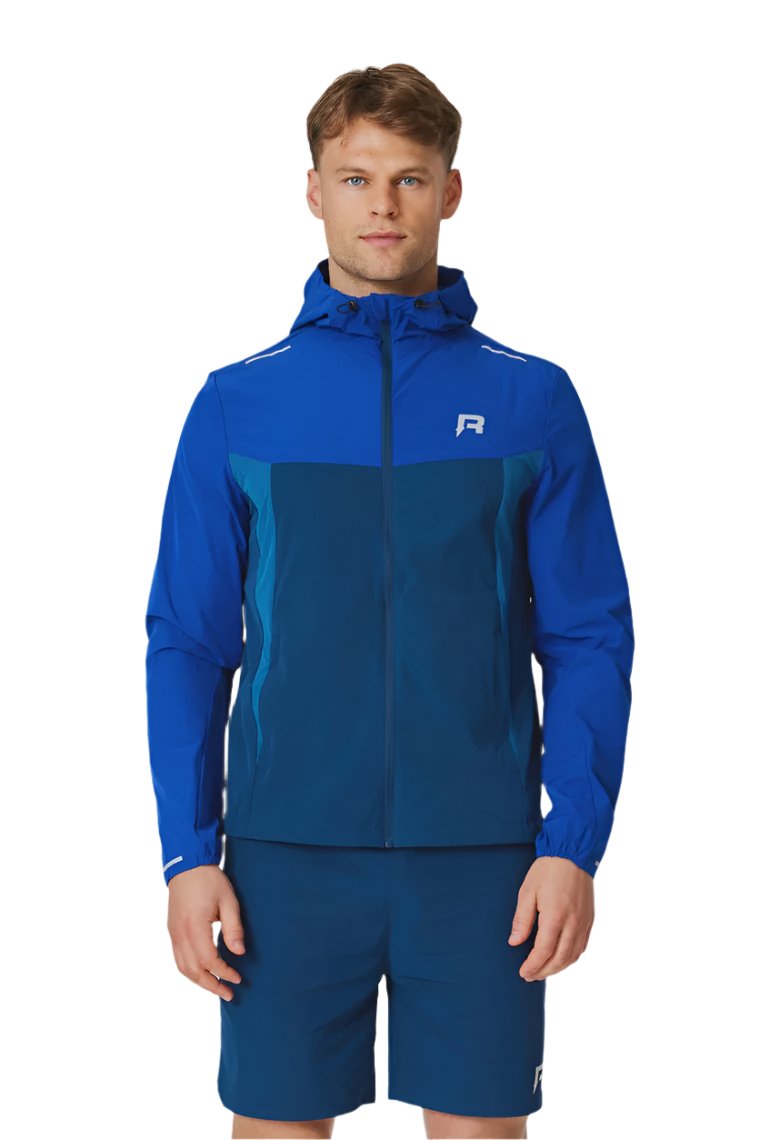 Reprimo Mens Flight Windbreaker Jacket | Blue/Navy – Taskers Sports