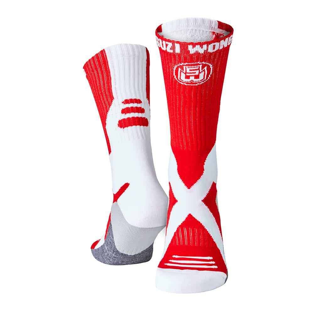 Suzi Wong X SOLE Boxing Socks | White/Red – Taskers Sports